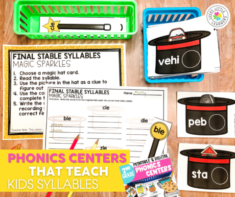 Tips for Teaching Syllables - Lucky Little Learners