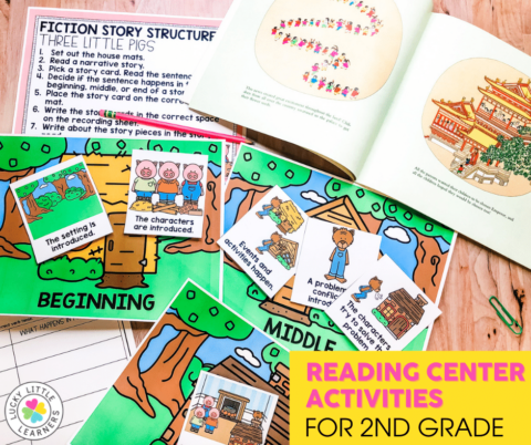 2nd Grade Literacy Centers - Lucky Little Learners
