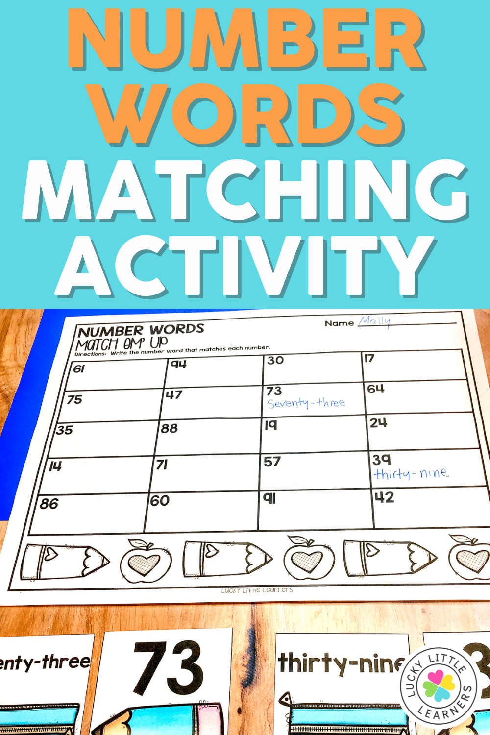 September Math Centers for 1st & 2nd Grade - Lucky Little Learners