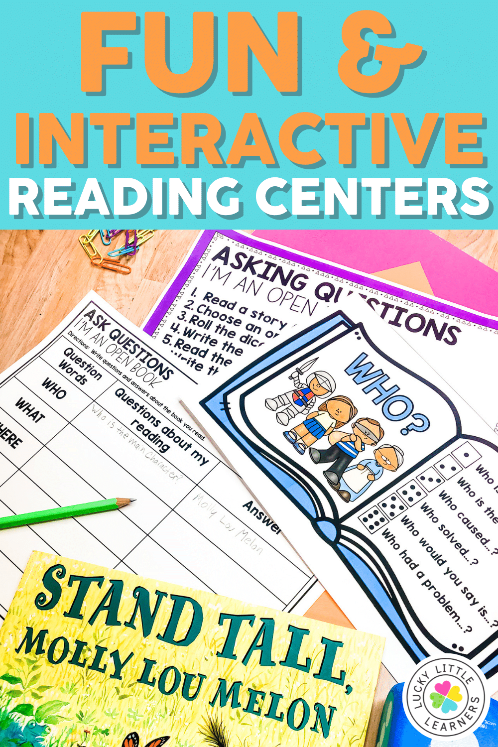 Reading Centers for 2nd Grade - Lucky Little Learners
