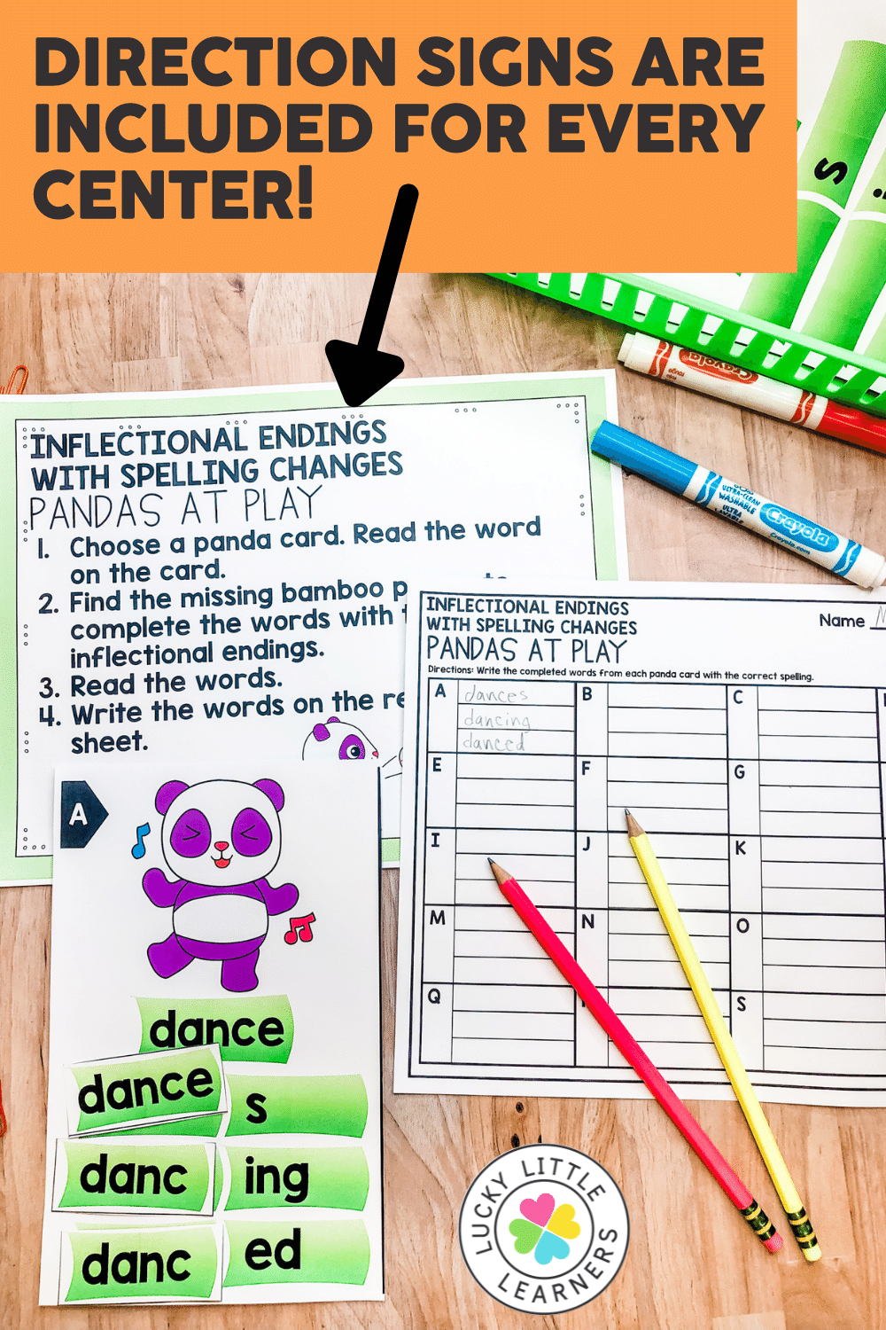 2nd Grade Literacy Centers - Lucky Little Learners