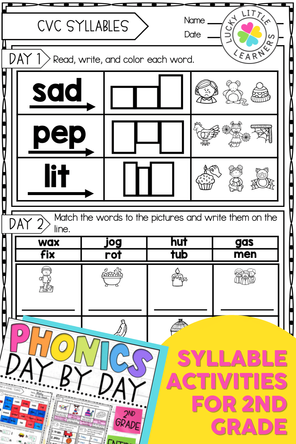 Tips for Teaching Syllables - Lucky Little Learners