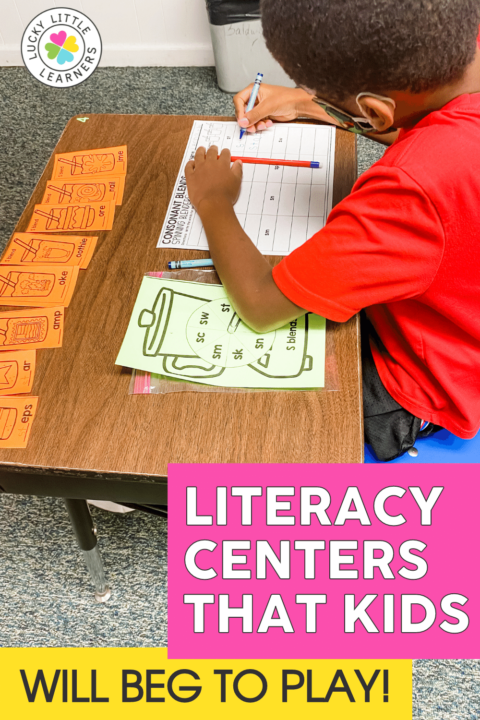 1st and 2nd Grade Literacy Centers - Lucky Little Learners