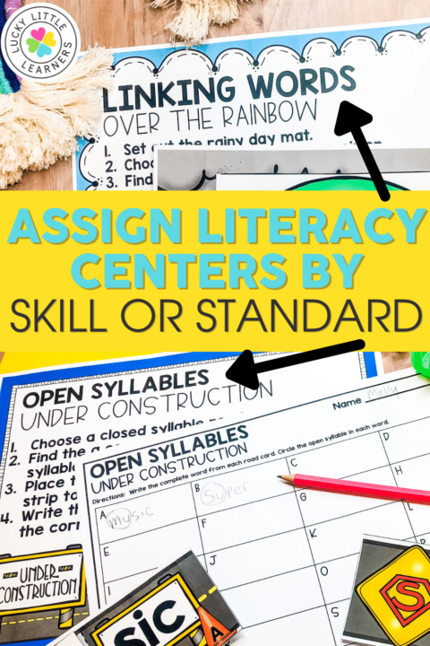 1st and 2nd Grade Literacy Centers - Lucky Little Learners