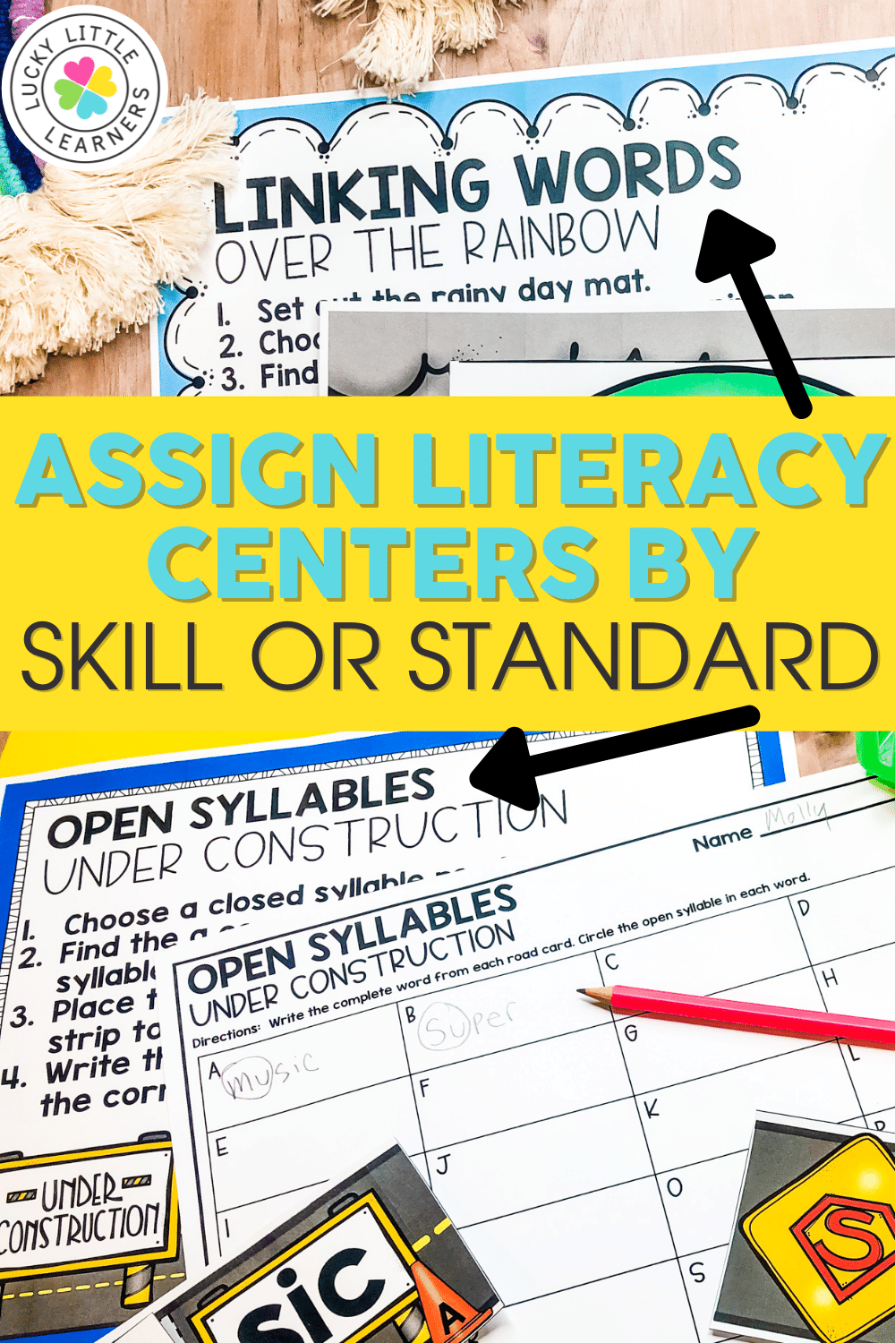 2nd Grade Literacy Centers - Lucky Little Learners