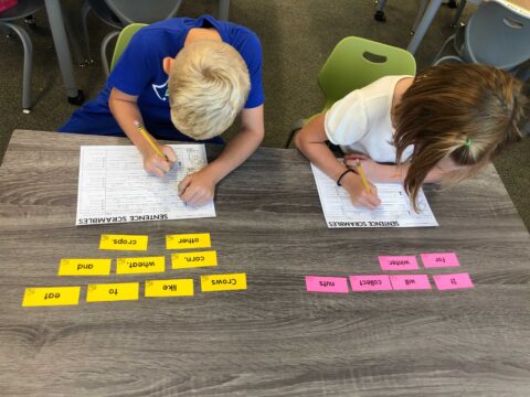 Practice Writing Sentences with Sentence Scrambles - Lucky Little Learners