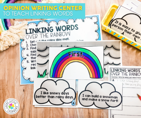 4 Steps for Teaching Opinion Writing - Lucky Little Learners
