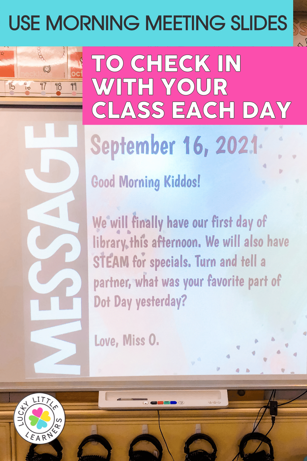 10 Morning Message Ideas - Lucky Little Learners