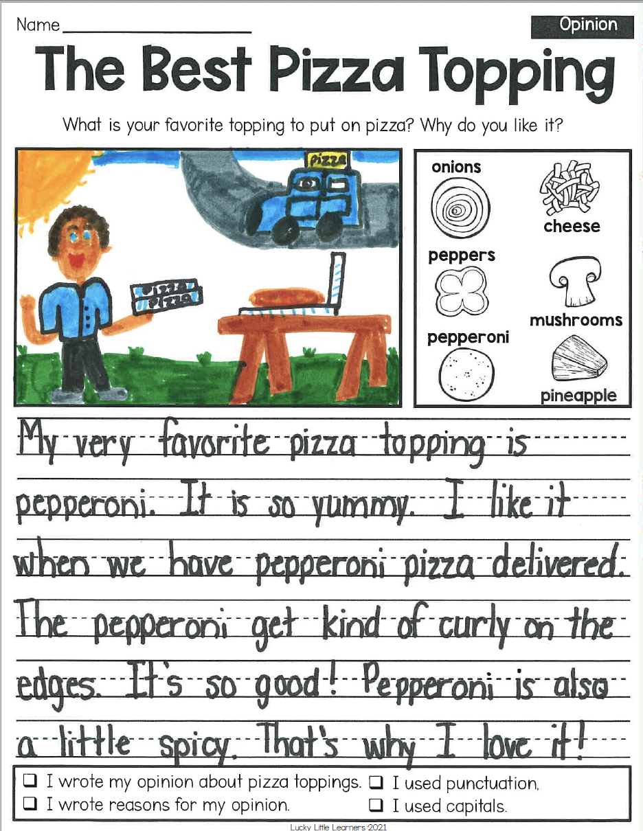 14 Mentor Texts to Introduce Opinion Writing - Lucky Little Learners