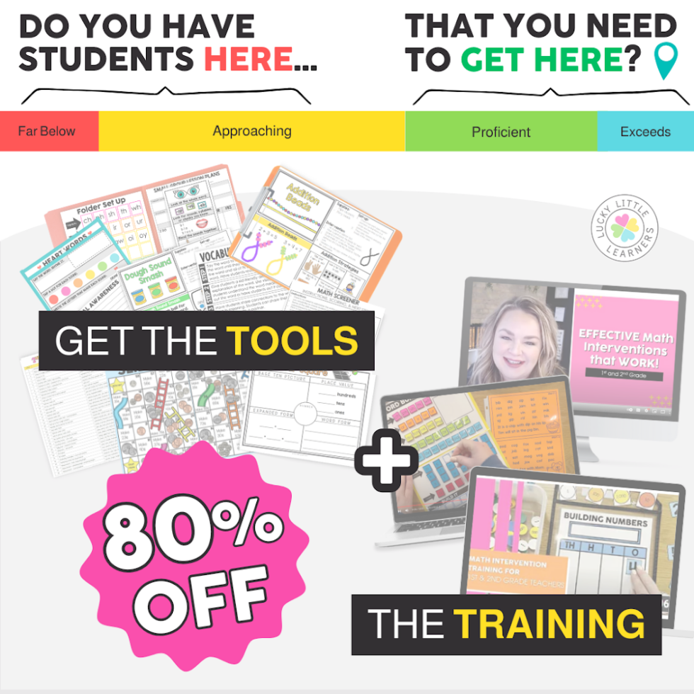 How To Plan & Teach Math Interventions - Lucky Little Learners