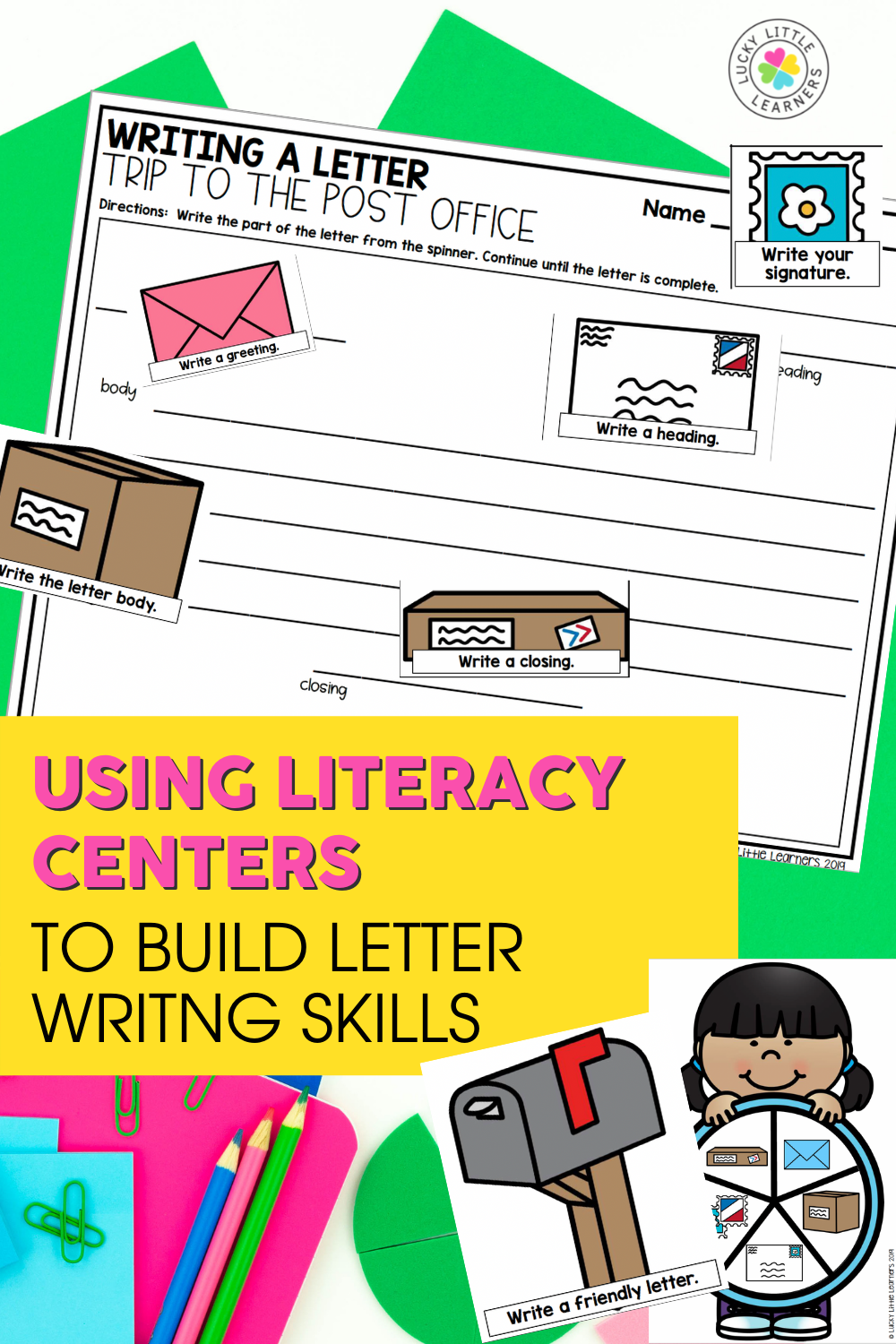 How to Teach Friendly Letter Writing - Lucky Little Learners
