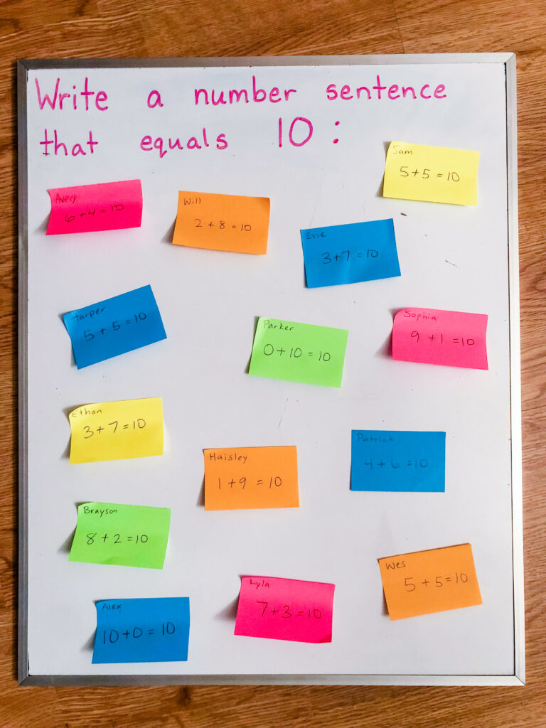All About Math Exit Ticket Boards Lucky Little Learners