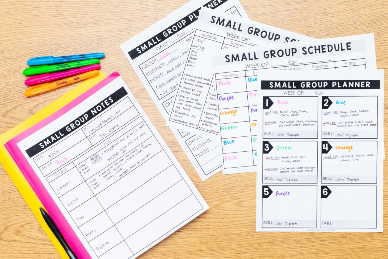Tools for Planning Reading Interventions - Lucky Little Learners