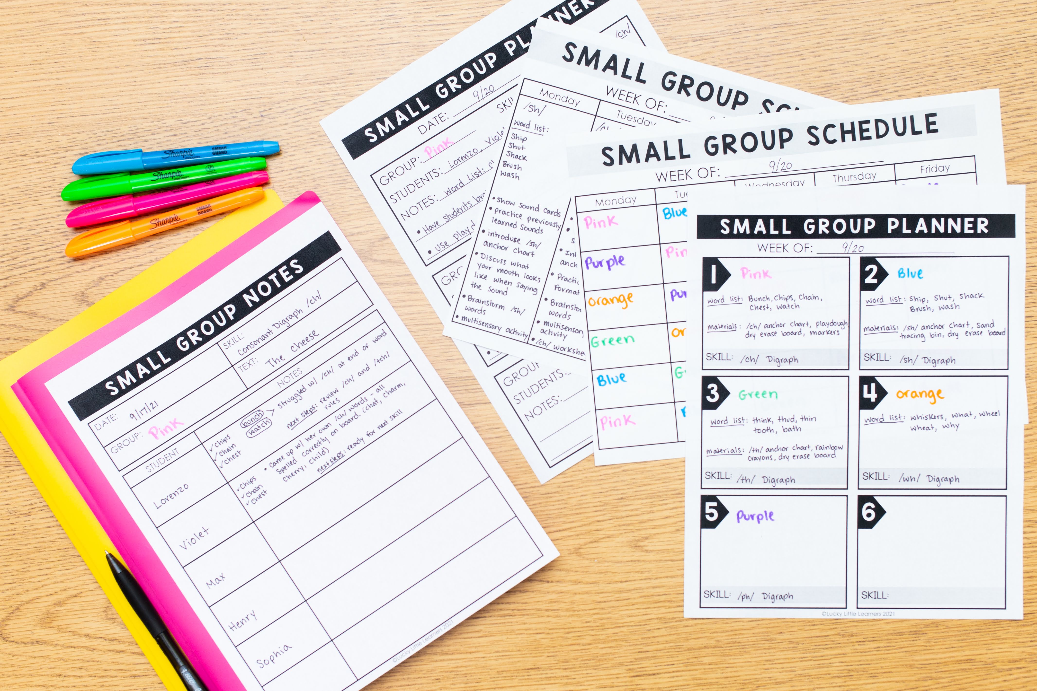 Tools for Planning Reading Interventions - Lucky Little Learners