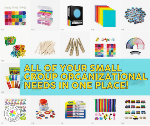 Tools for Small Group Organization - Lucky Little Learners