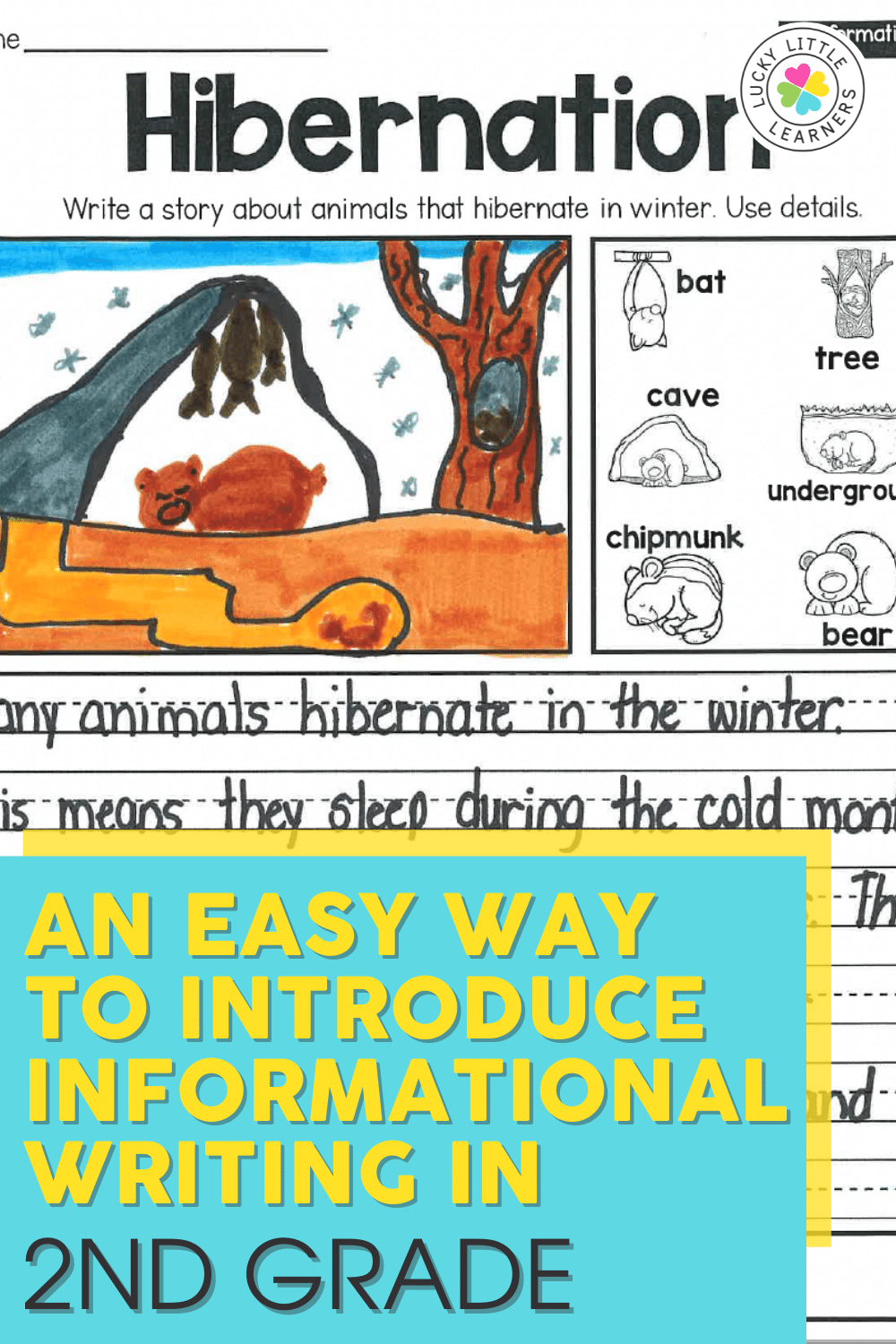 An Easy Way to Introduce Informational Writing in 2nd Grade - Lucky ...