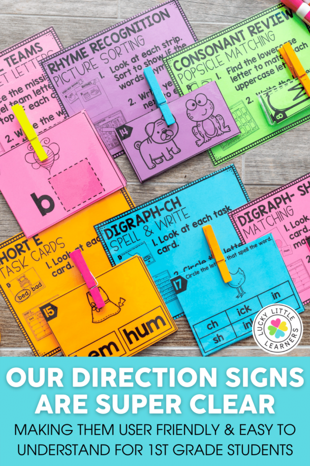 Essential Literacy Centers In First Grade - Lucky Little Learners