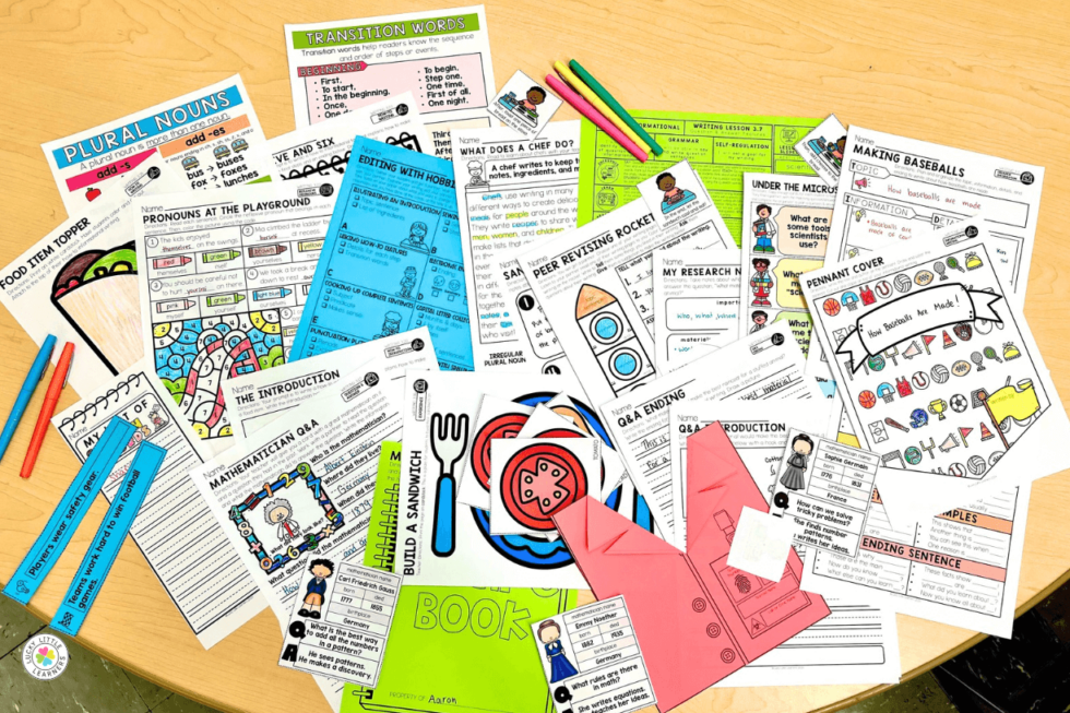 An Easy Way to Introduce Informational Writing in 2nd Grade - Lucky ...