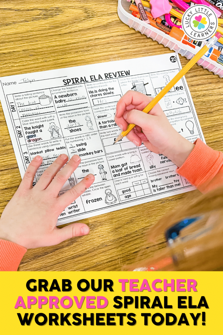 Synonyms and Antonyms Activities - Lucky Little Learners