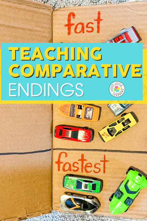 Teaching Comparative Endings - Lucky Little Learners
