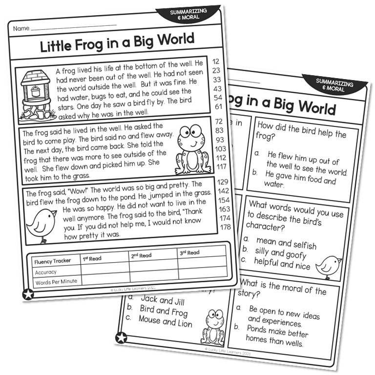 How to Introduce Fables, Folktales & Fairy Tales to 2nd Graders - Lucky ...