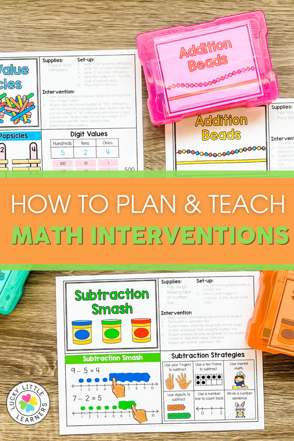 How To Plan & Teach Math Interventions - Lucky Little Learners