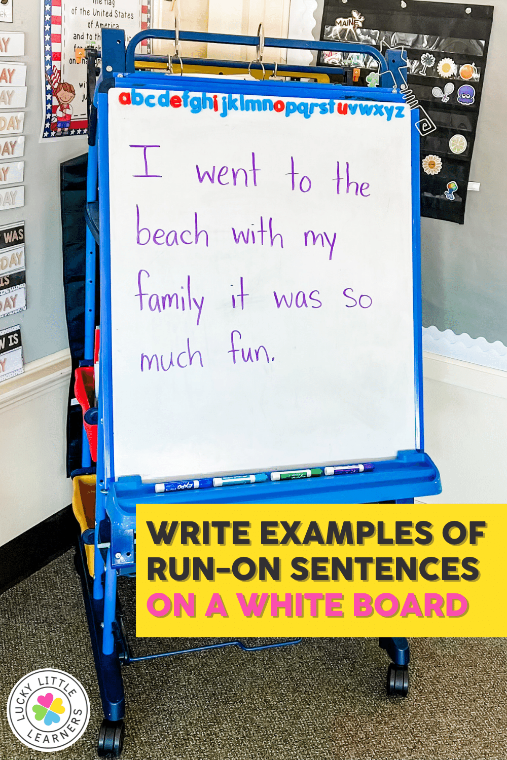 How to Fix a Run-On Sentence - Lucky Little Learners