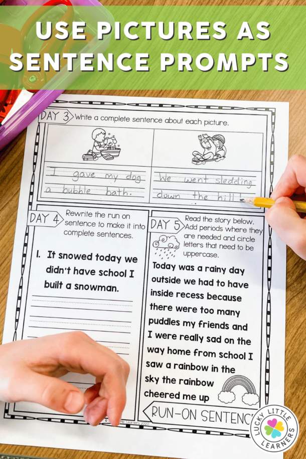 How to Fix a Run-On Sentence - Lucky Little Learners