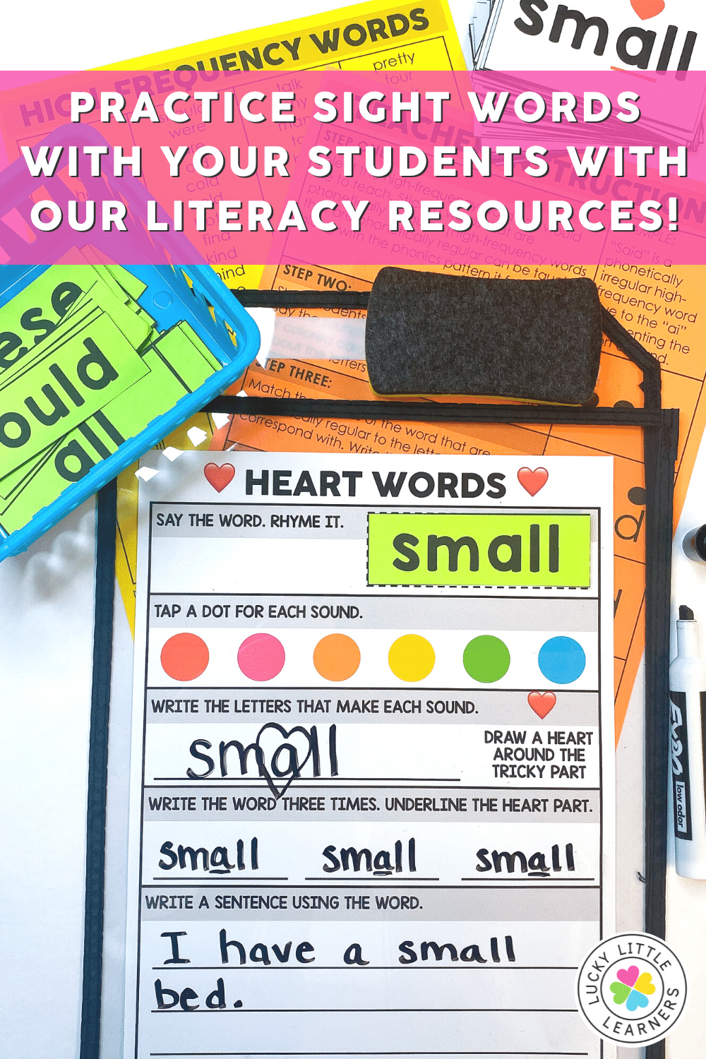 How to Set Up a Small Group Literacy Binder - Lucky Little Learners