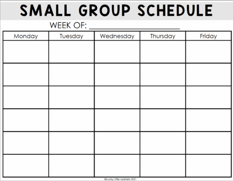 How to Set Up a Small Group Literacy Binder - Lucky Little Learners