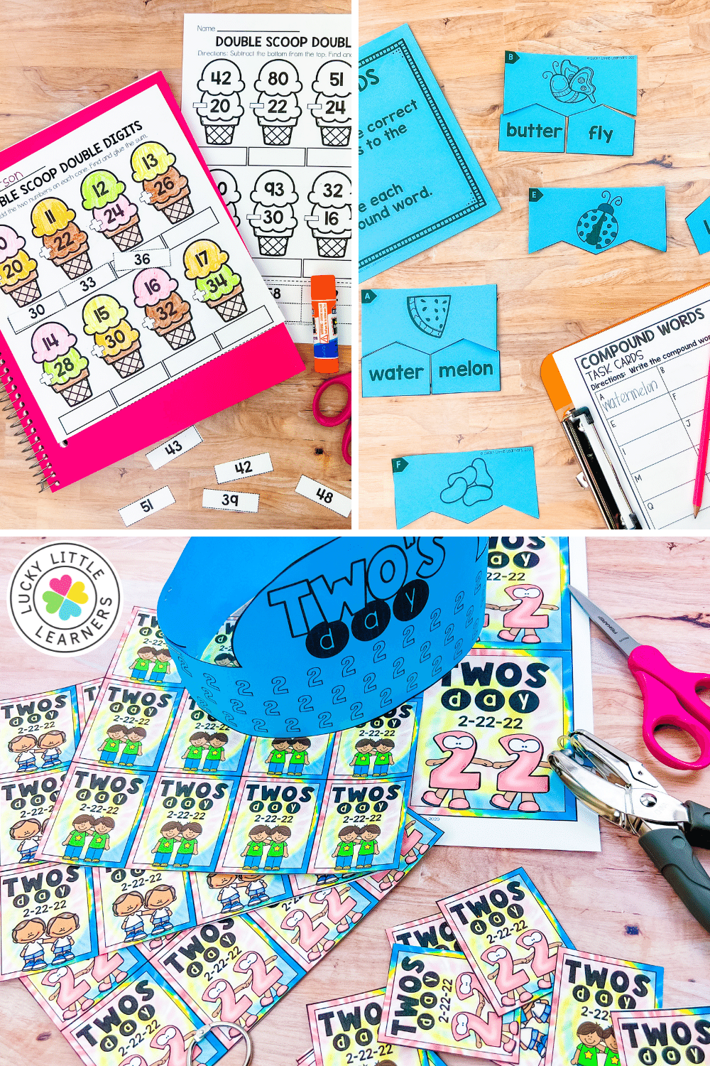 Two's Day (2/22) Ideas & Activities - Lucky Little Learners