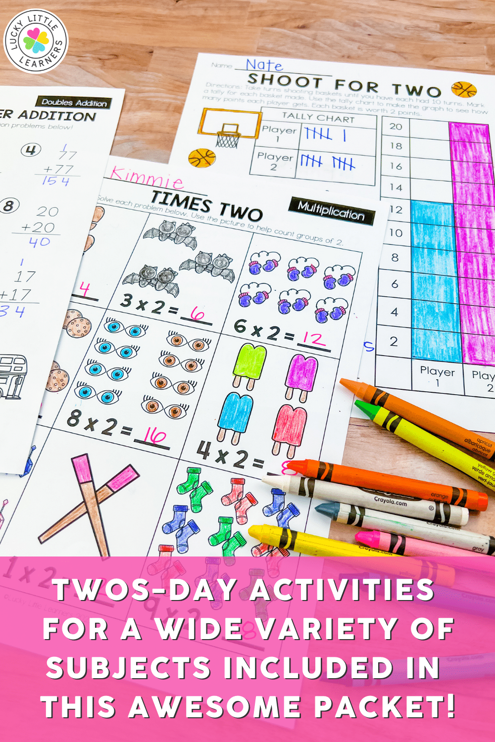 Two's Day (2/22) Ideas & Activities - Lucky Little Learners