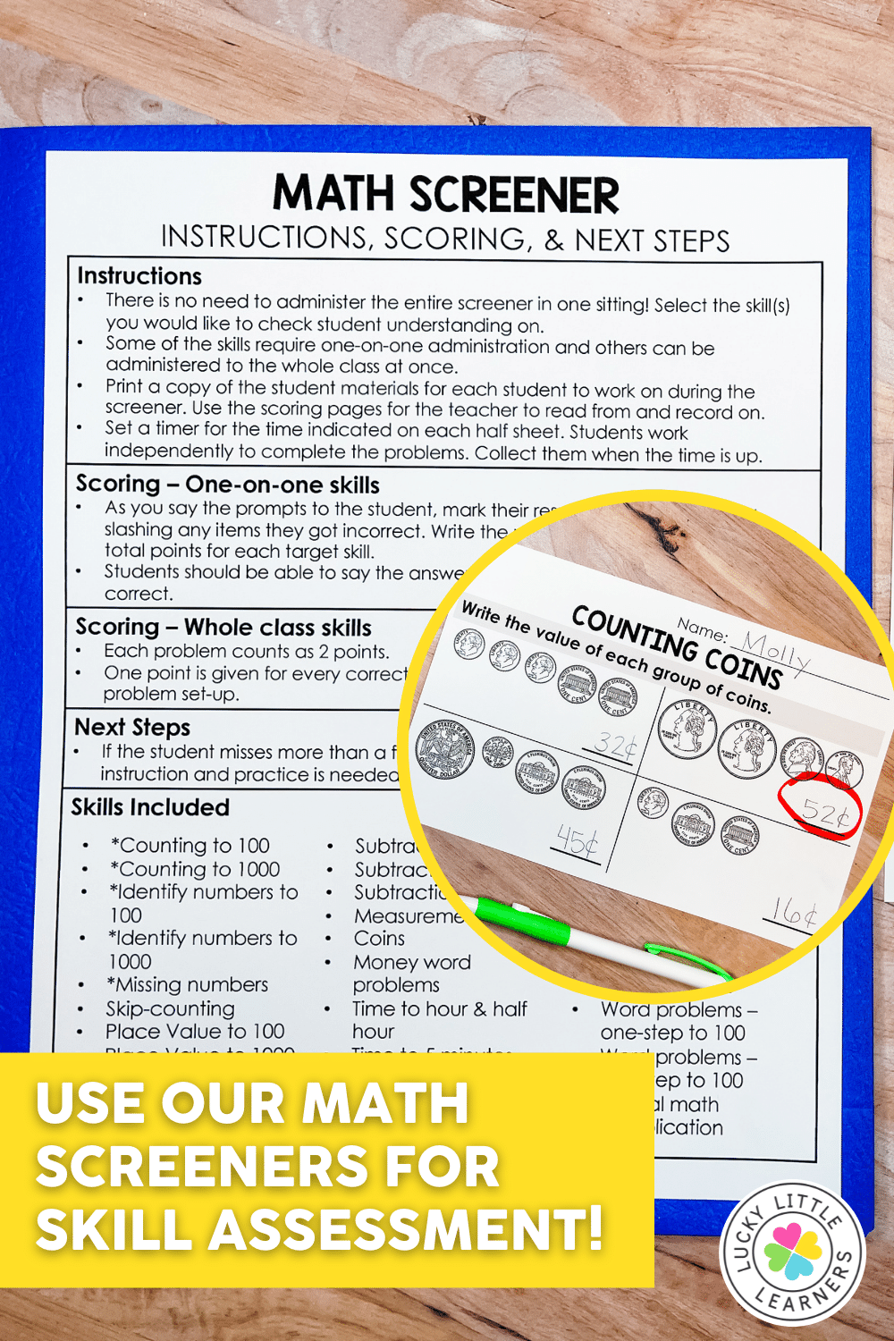 Using Assessment Data to Target Small Group Math Instruction - Lucky ...