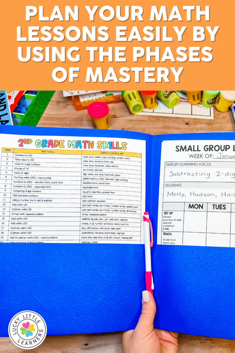 Using the Phases of Math Mastery to Plan for Small Groups - Lucky ...
