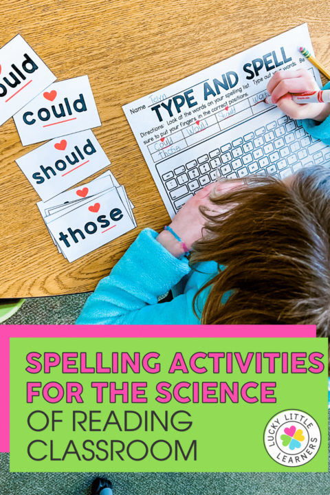 Spelling Activities for the Science of Reading Classroom - Lucky Little ...