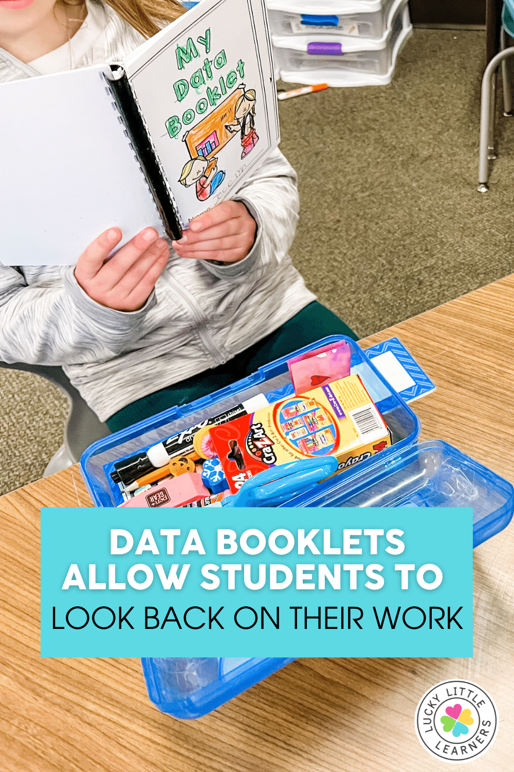 Student Data Tracking Booklets for Math & Literacy - Lucky Little Learners