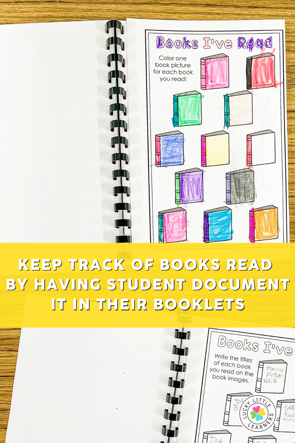 Student Data Tracking Booklets for Math & Literacy - Lucky Little Learners