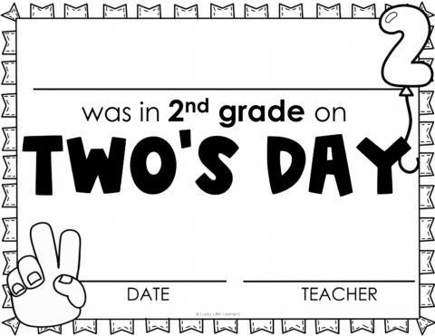 Two's Day Teacher Favorites & Freebies - Lucky Little Learners