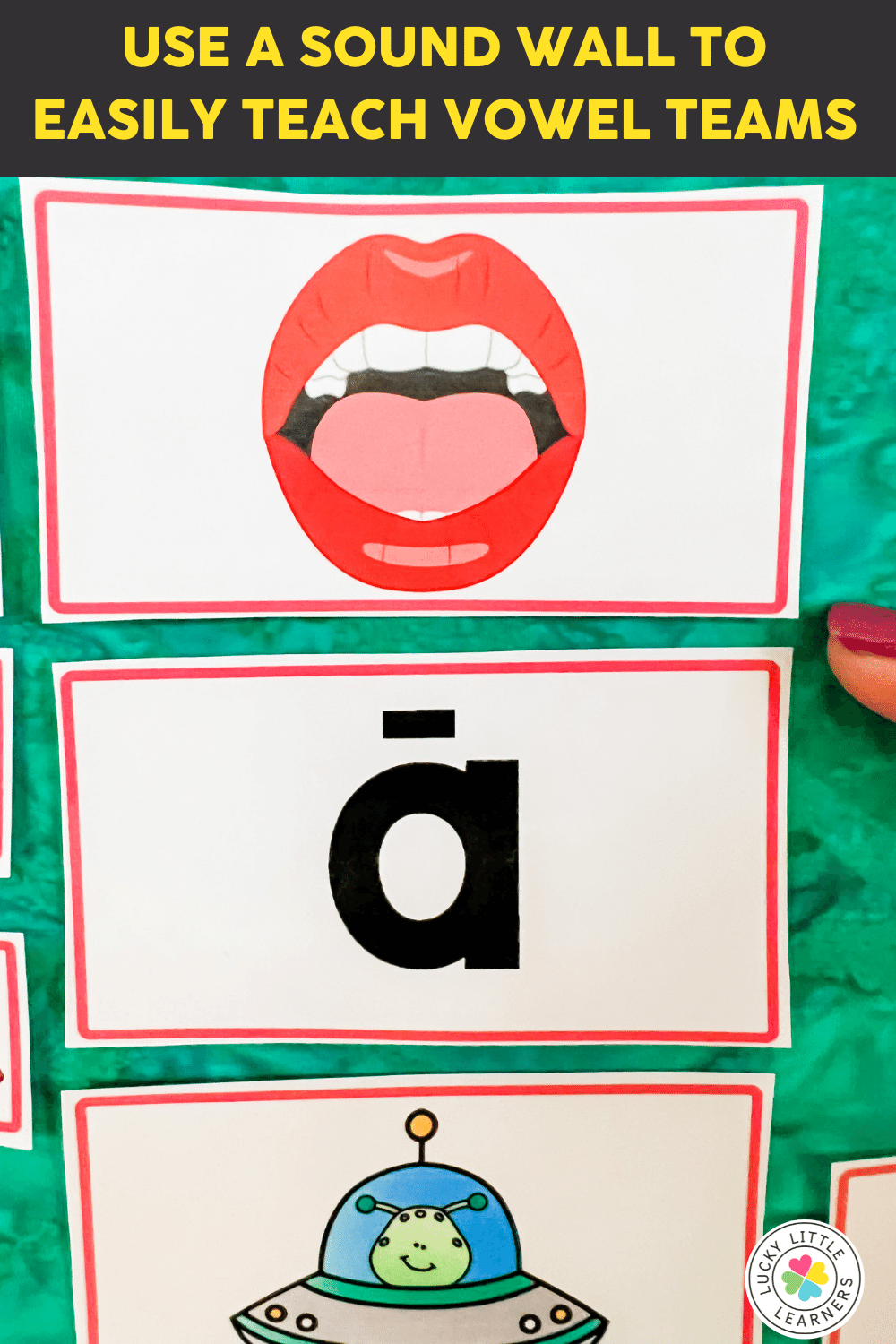 How to Introduce Vowel Teams Using a Sound Wall - Lucky Little Learners