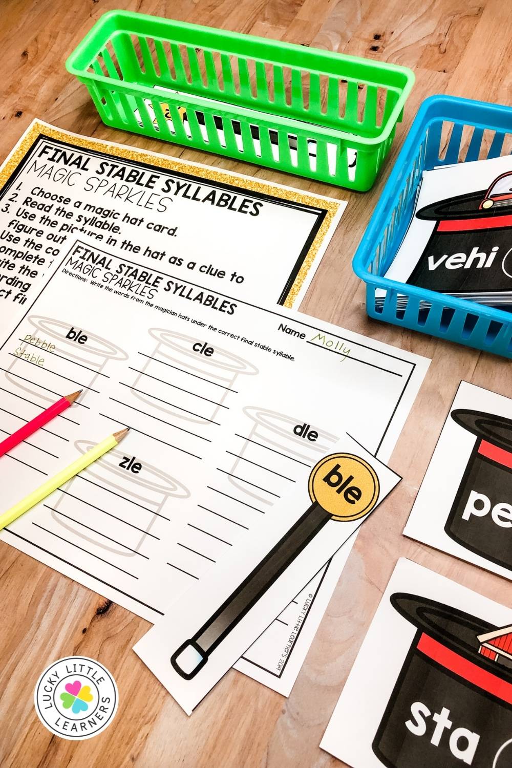 How to Introduce the 6 Syllable Types - Lucky Little Learners