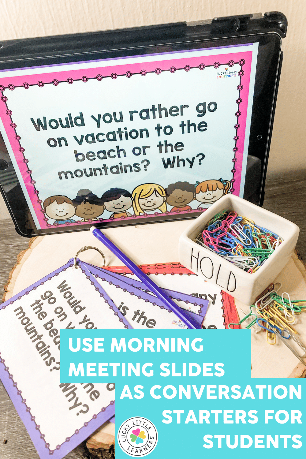 Morning Meeting Conversations - Lucky Little Learners