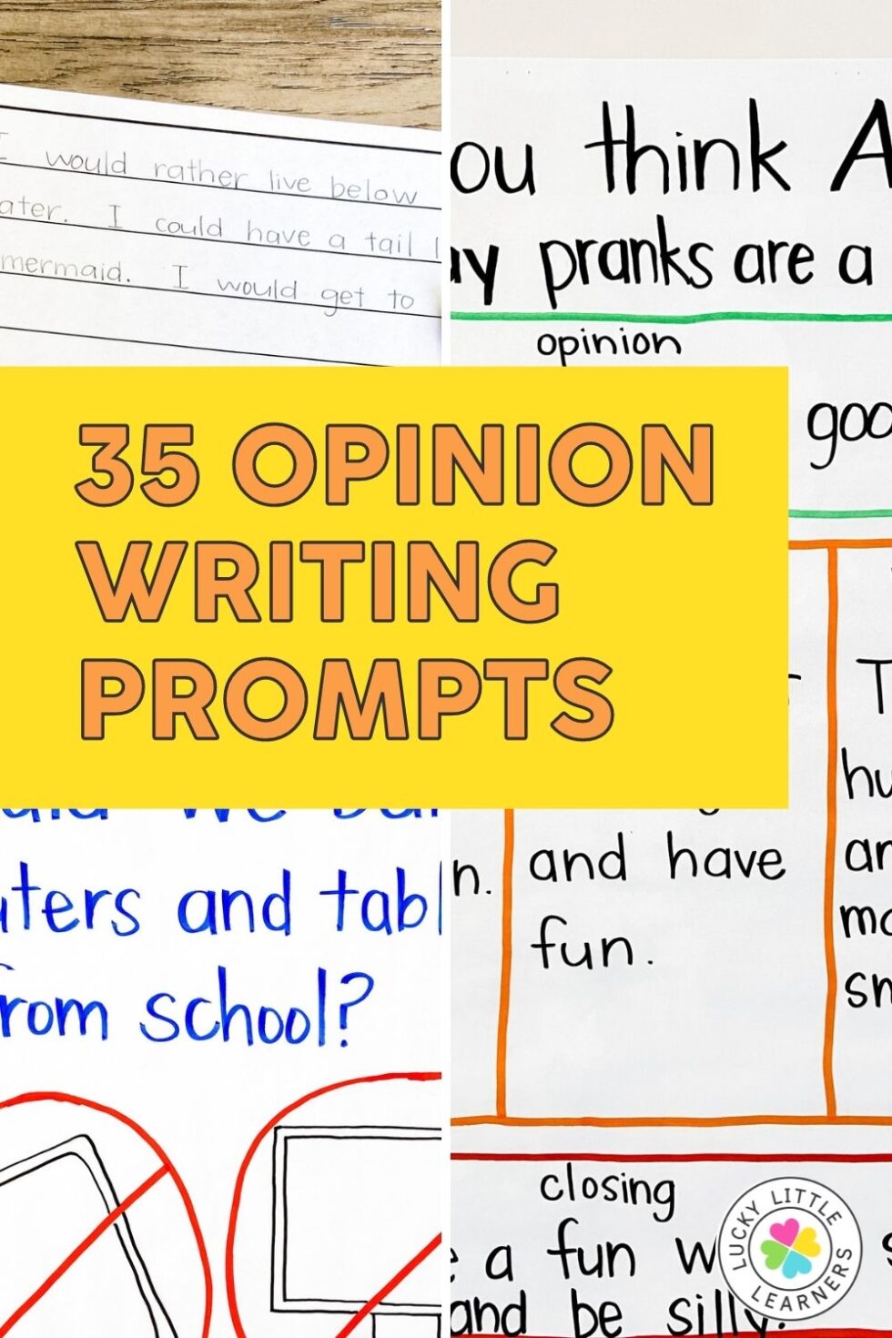 35 Opinion Writing Prompts for 2nd Grade - Lucky Little Learners
