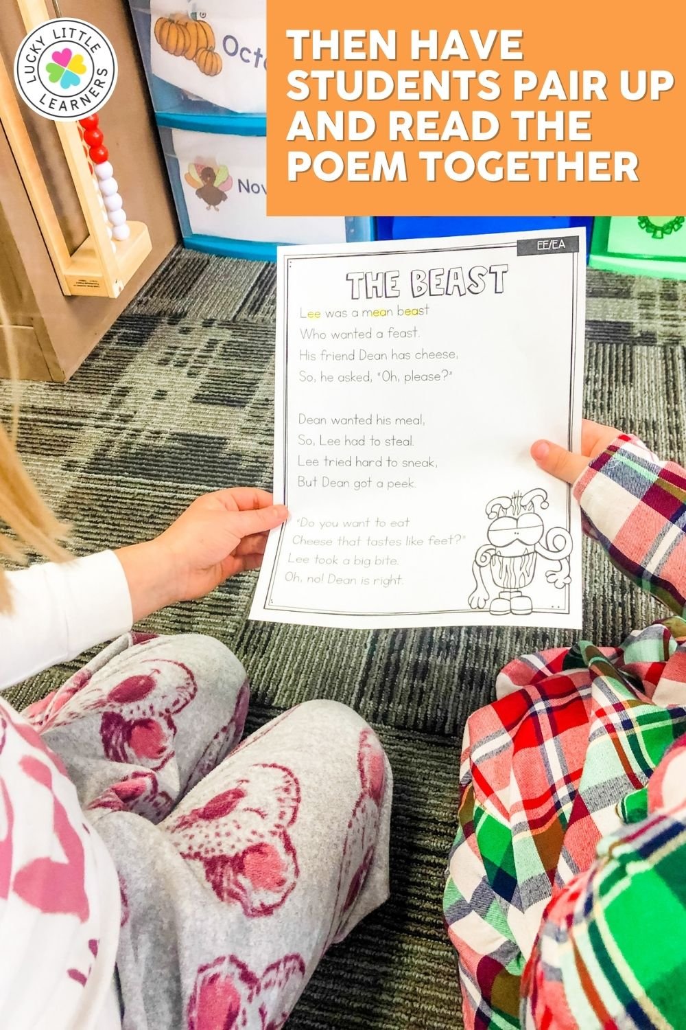 A Weekly Routine to Build Fluency Using Phonics Poems - Lucky Little ...