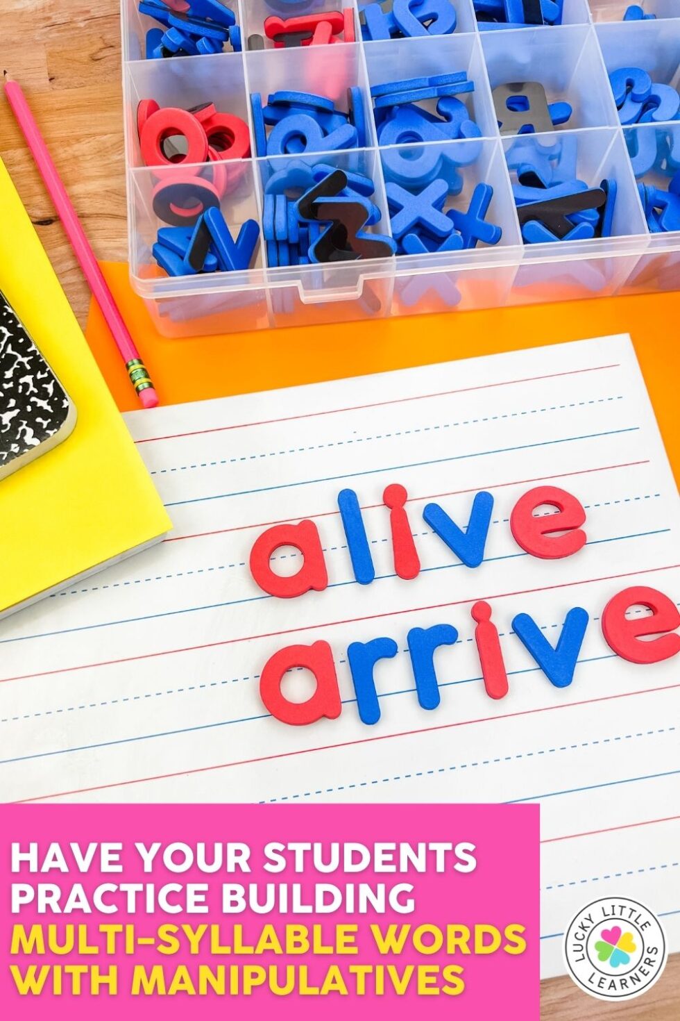 Blending Routine for Multisyllabic Words - Lucky Little Learners