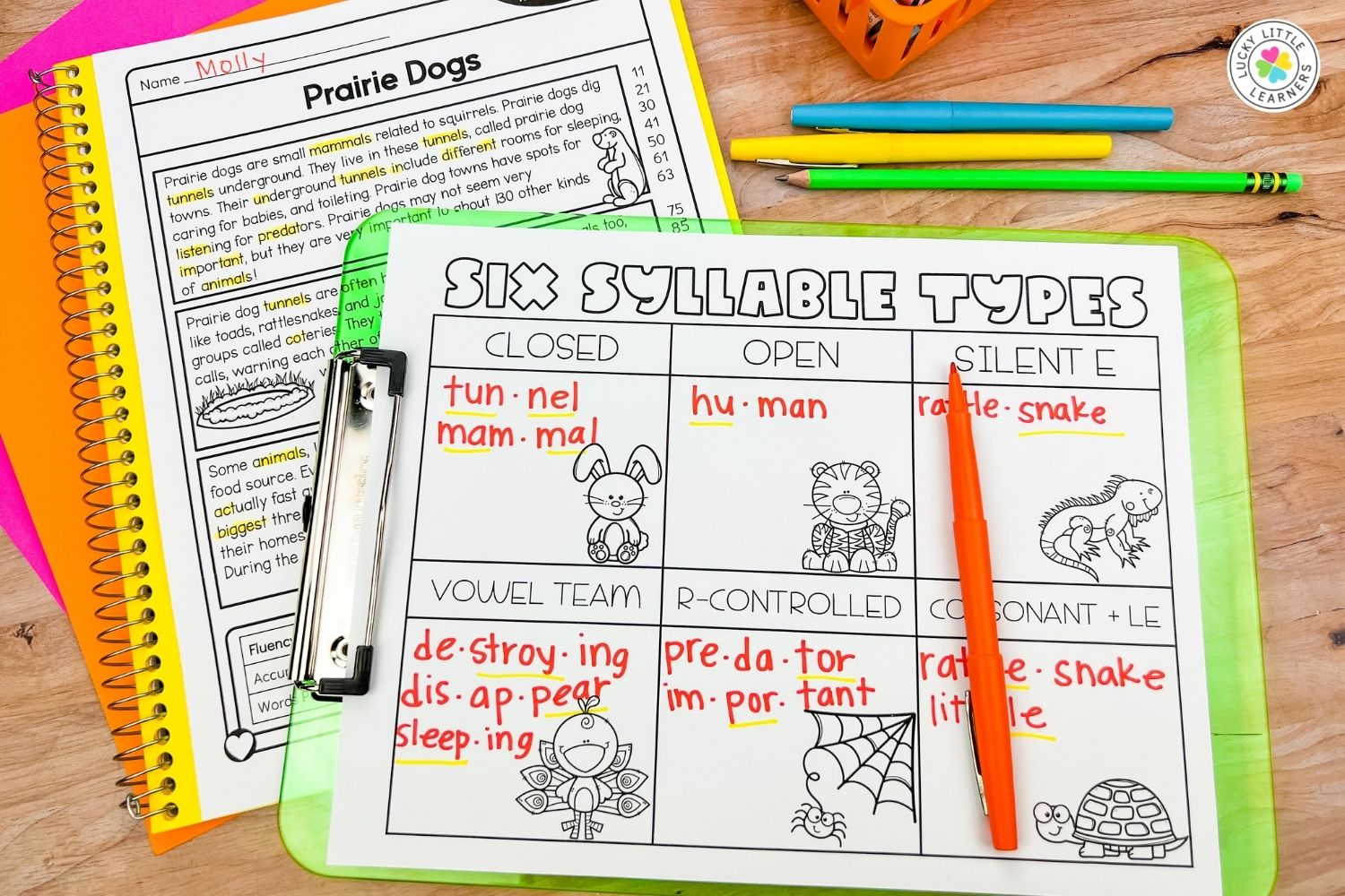 Decoding Multisyllabic Words in 2nd Grade Text - Lucky Little Learners