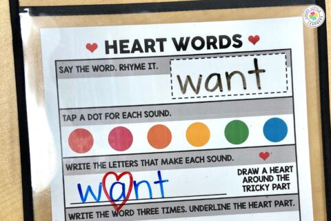 How to Teach Heart Words - Lucky Little Learners