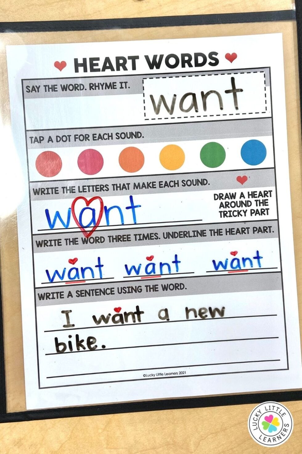 How to Teach Heart Words - Lucky Little Learners