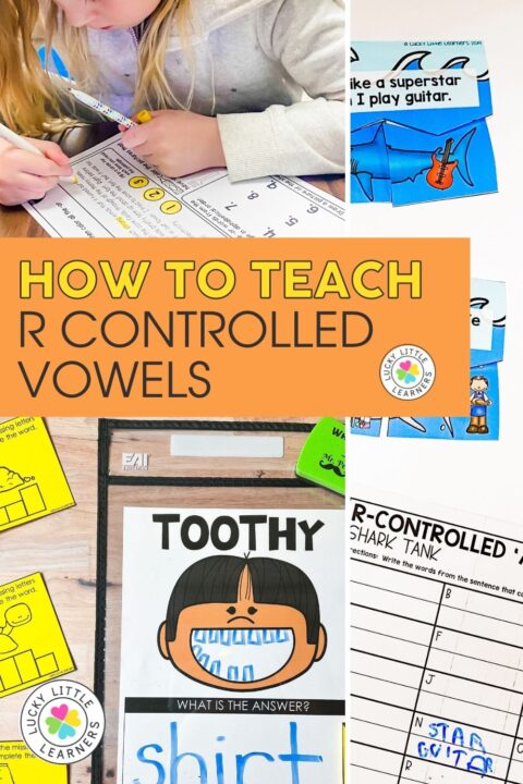 How to Teach R Controlled Vowels - Lucky Little Learners