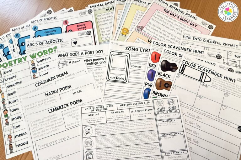 Poetry Read Alouds and Collections for the Classroom - Lucky Little ...