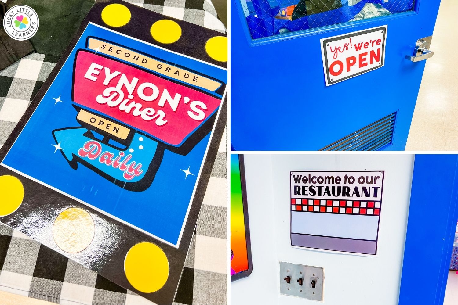 Classroom Restaurant Transformation - Lucky Little Learners